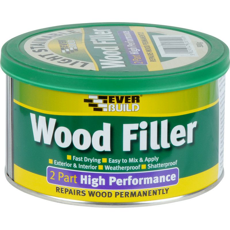 High Performance 2 Part Wood Filler Light 500g - ilminster